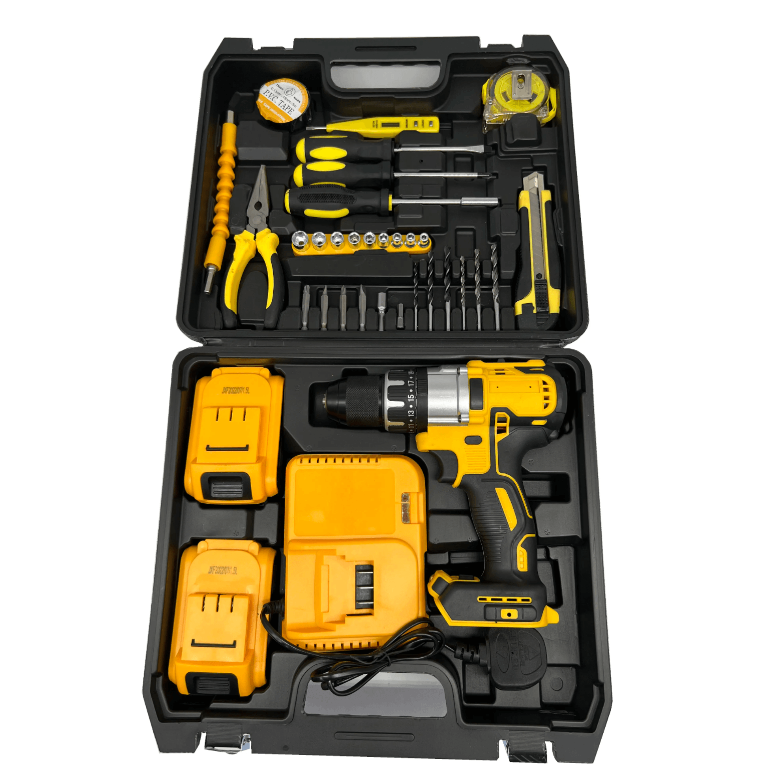 Taladro Inalámbrico 68V X2 BATERÍAS + ESTUCHE CON HERRAMIENTAS DE REGA ...